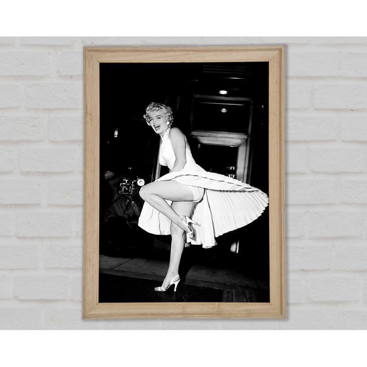 Canora Grey Marilyn Monroe White Dress - Single Picture Frame Art Prints | Wayfair.co.uk